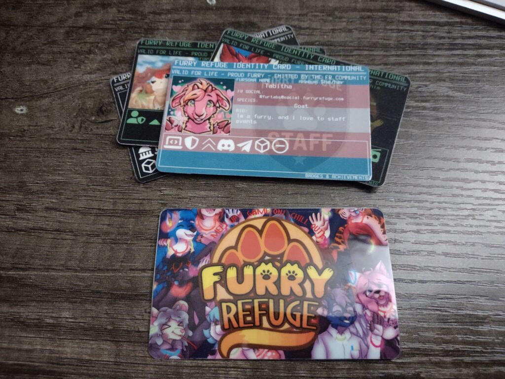 NEW FR ID CARDS - Furry Refuge Online Furry Community